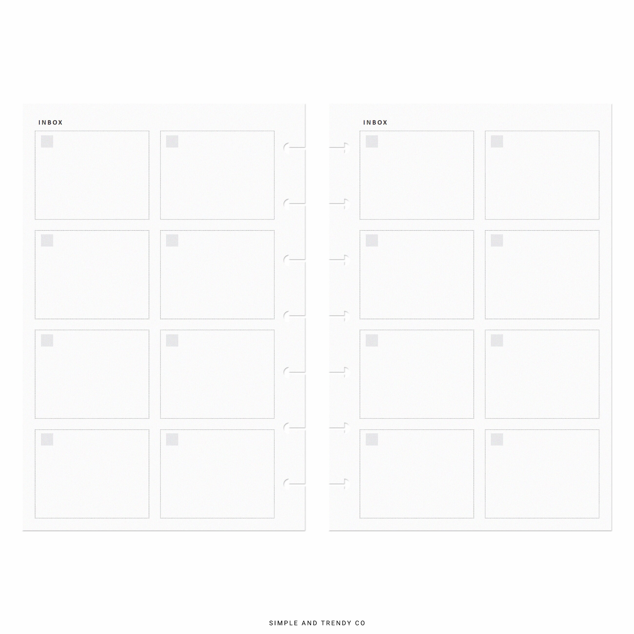 Printable Inbox Happy Planner Mini Inbox Insert Inbox Tracker - Etsy