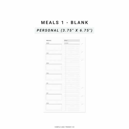 To Do List Printable Personal Planner Inserts Grocery List - Etsy