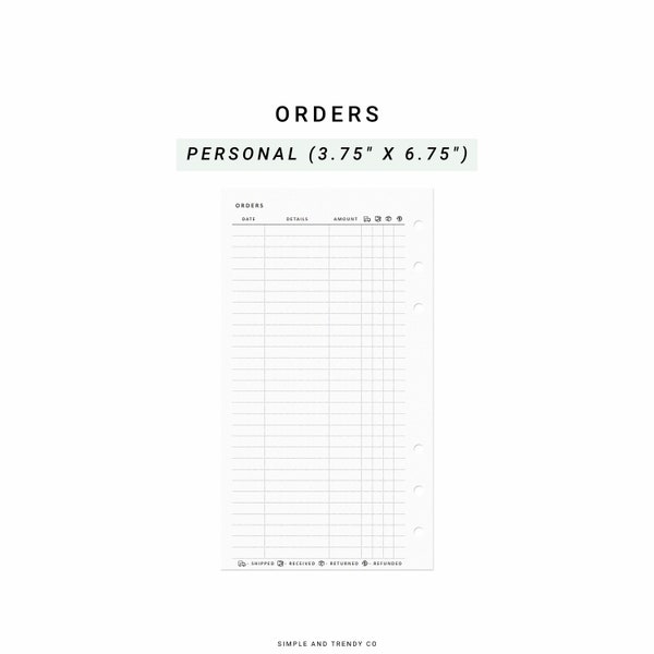 Order Tracker - Etsy