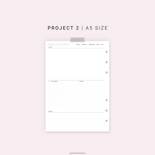 A5 Recurring Tasks Monthly Tasks Checklist Printable | Etsy