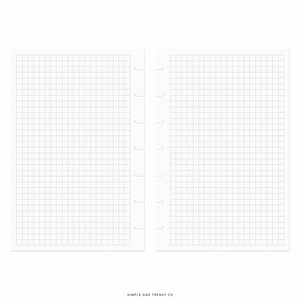 Dot Grid Lined Paper Happy Planner Mini, Printable Writing Paper Blank ...
