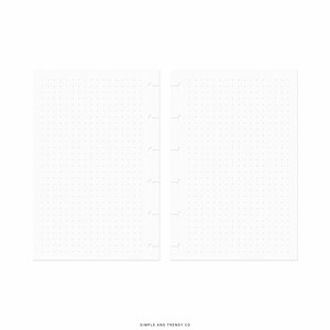 Dot Grid Lined Paper CP Petite, Printable Writing Paper Blank Notes ...