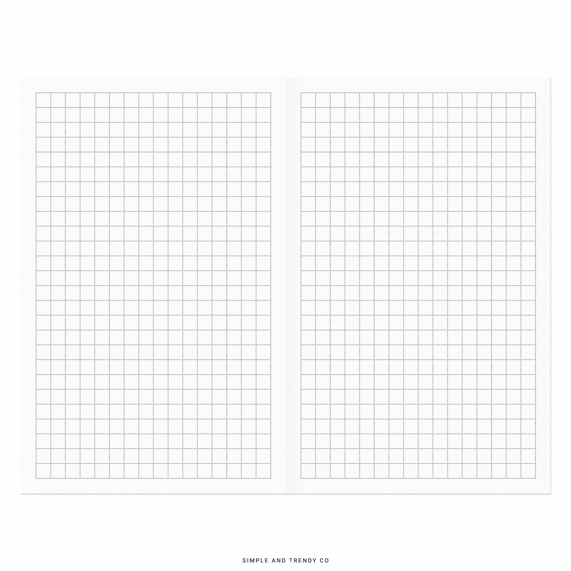 Dot Grid Lined Paper Pocket TN Printable Writing Paper Notes - Etsy
