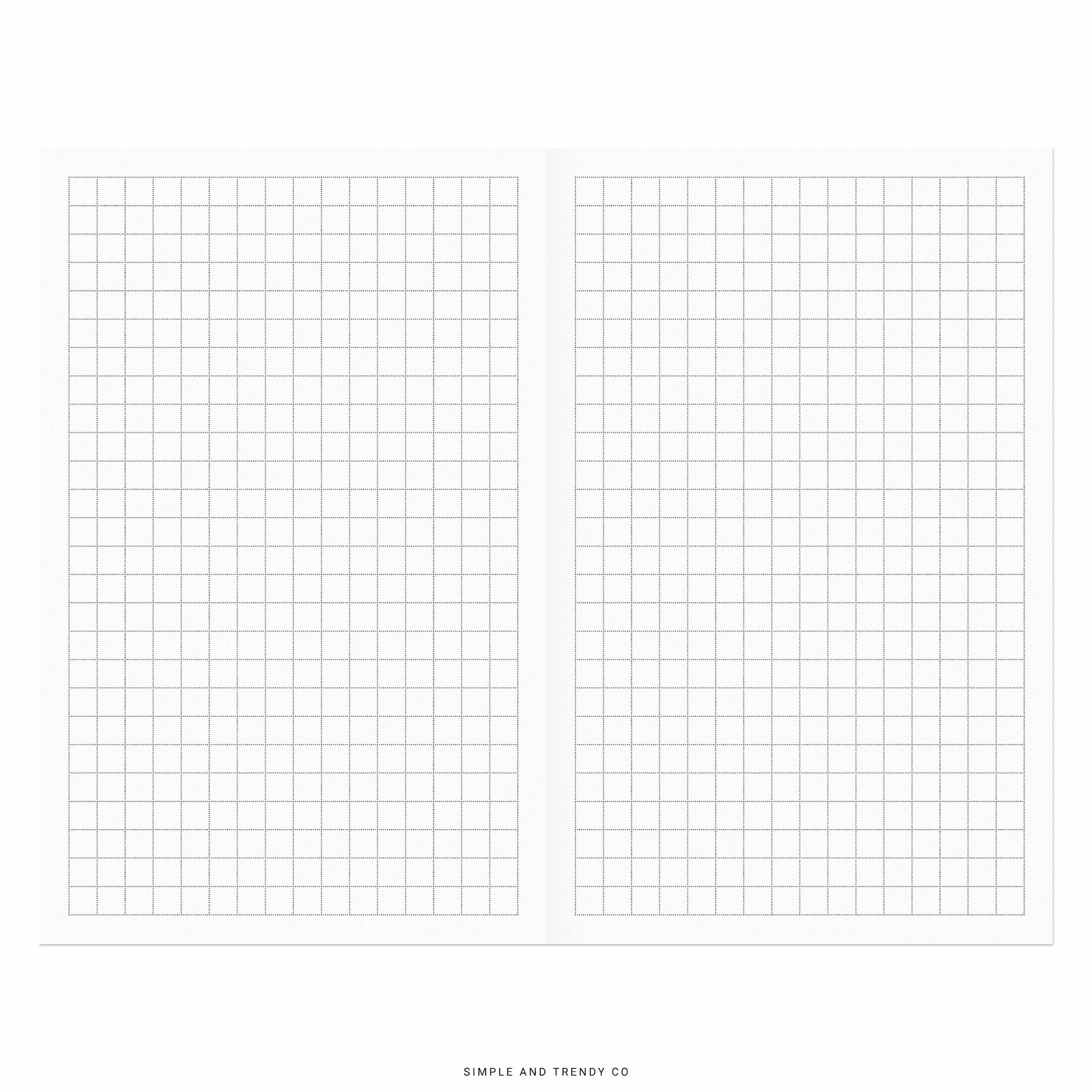 Dot Grid Lined Paper Pocket TN Printable Writing Paper Notes - Etsy