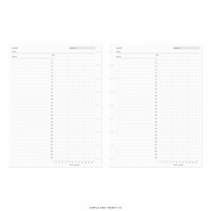 Sleep Tracker Happy Planner Classic, Sleep Log Printable, Sleep Cycle ...