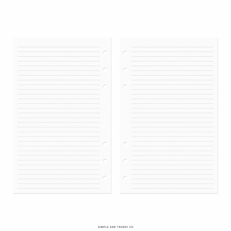 FC Compact Dot Grid Lined Paper Printable Writing Paper Blank - Etsy