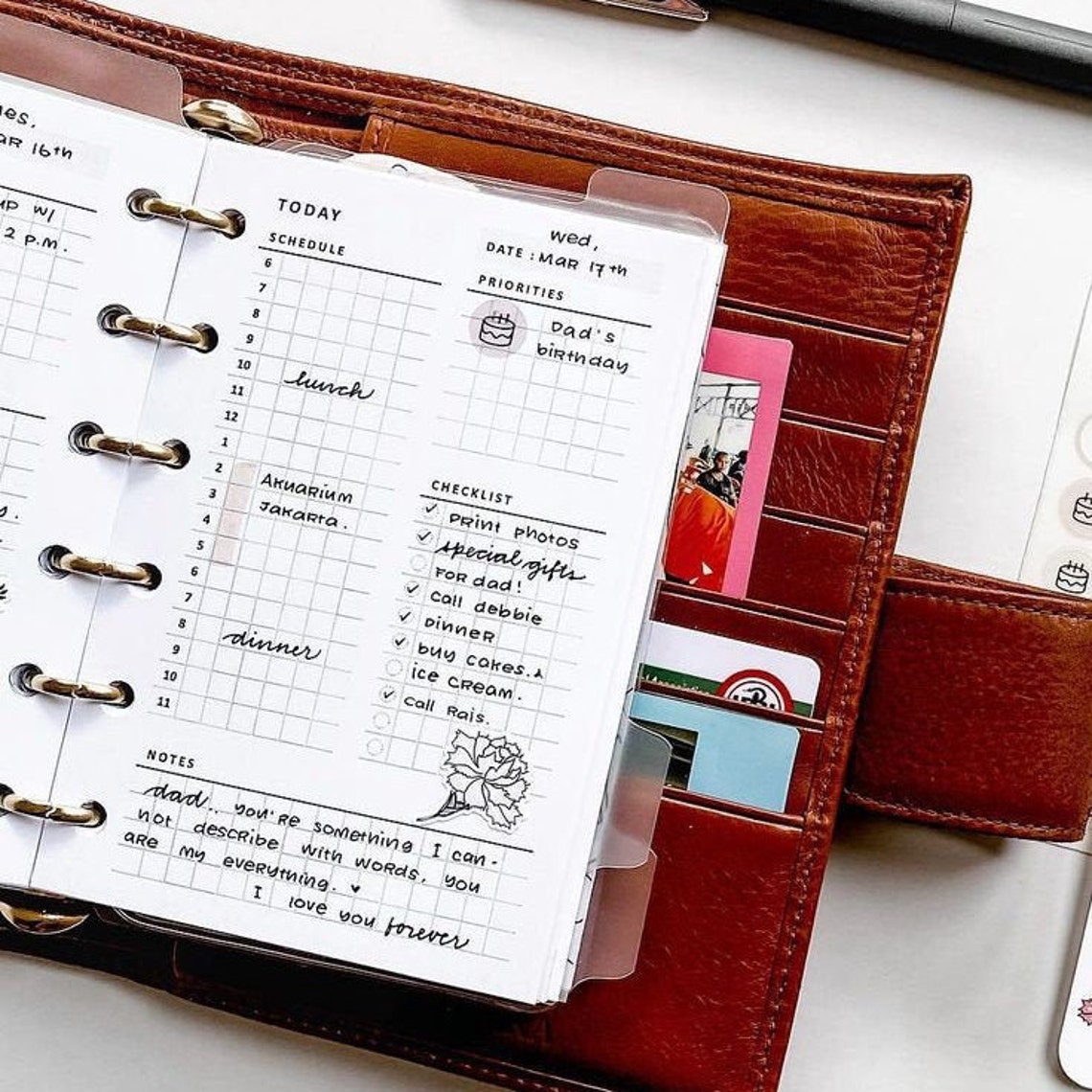 Daily Planner Printable Pocket Size Daily Planners and | Etsy