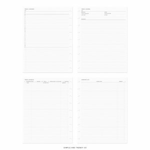 Travel Planner Printable Happy Planner Classic, Family Vacation Travel ...