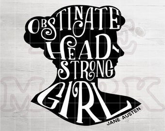 Austen silhouette | Etsy