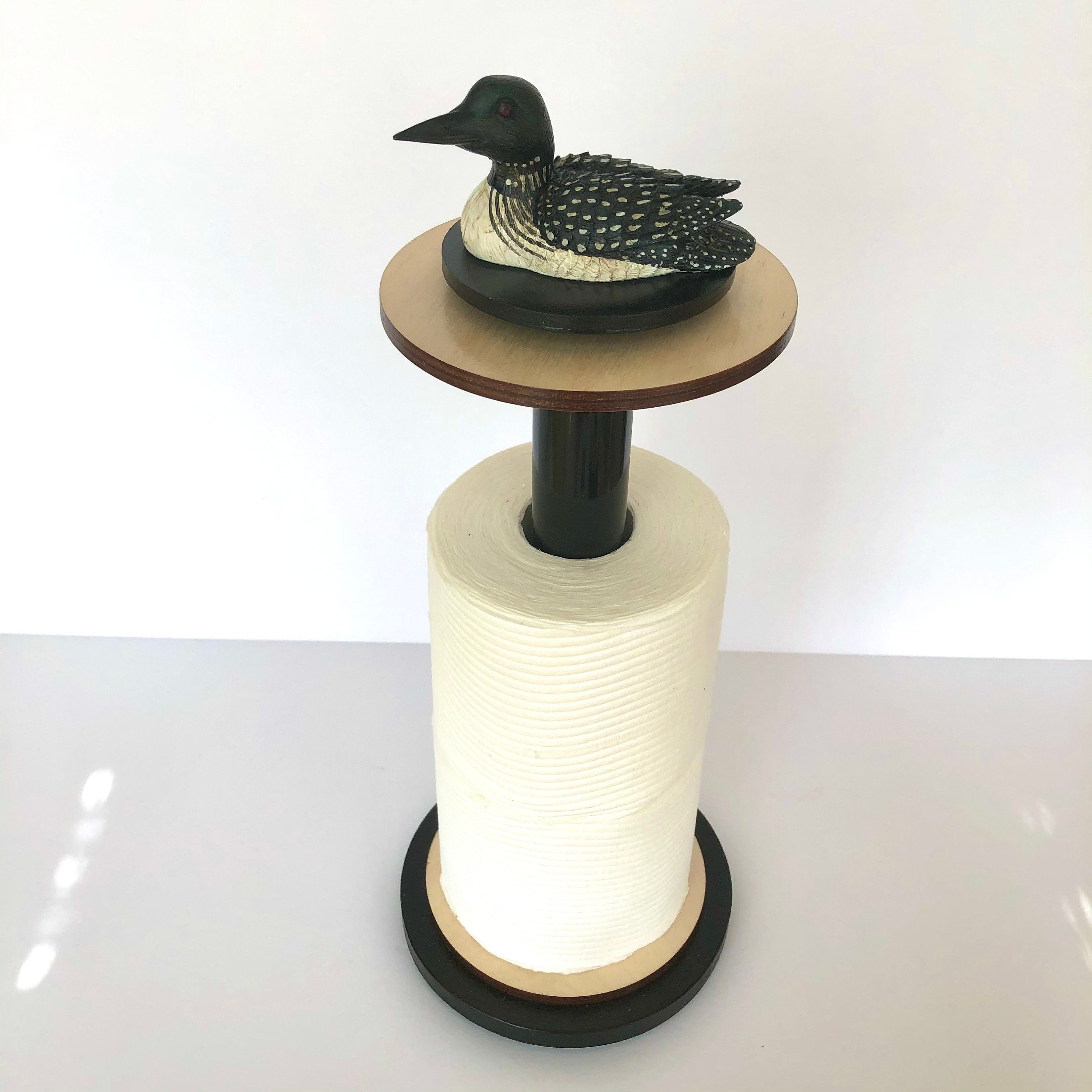 Lake and Loon Decor Standing Paper Towel Holder or Use as - Etsy