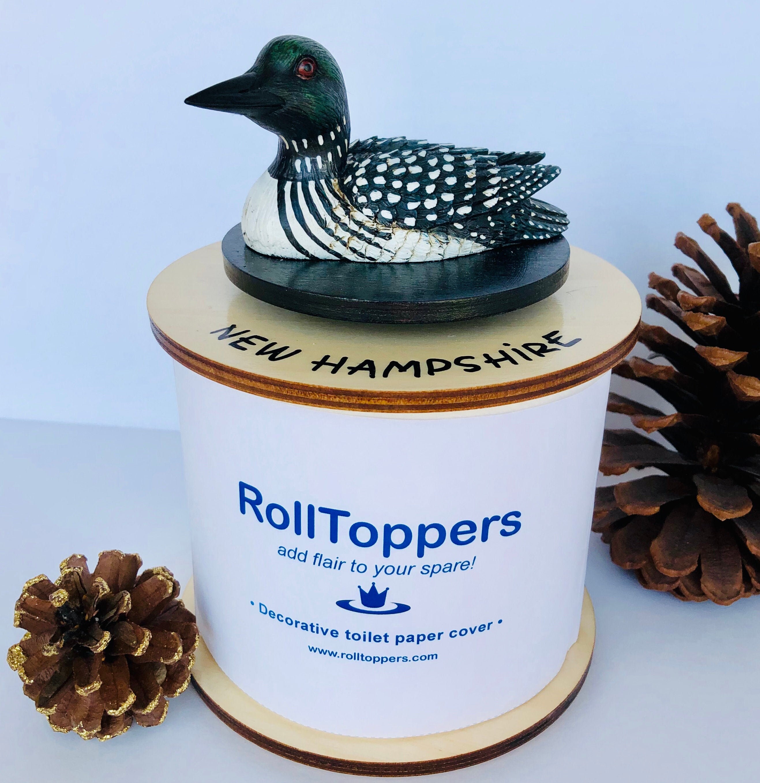 Loon Toilet Paper Holder Toilet Paper Roll Cover Spare Toilet Paper ...