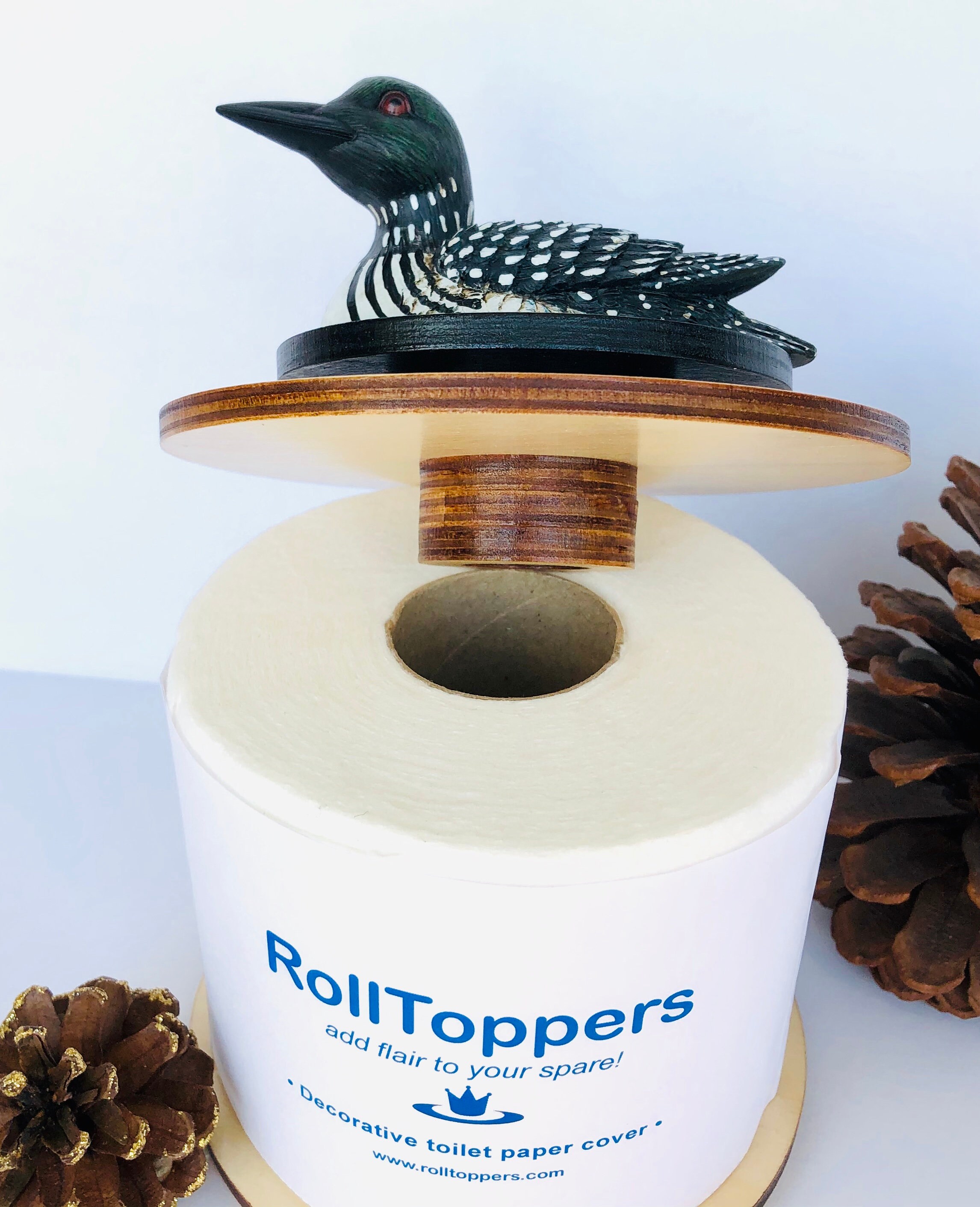 Loon Toilet Paper Holder Toilet Paper Roll Cover Spare Toilet - Etsy