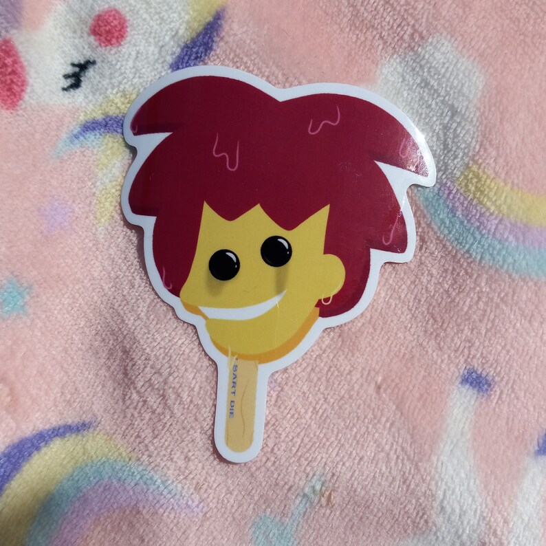 Krusty Co. Sideshow Bob Popsicle Sticker - Etsy