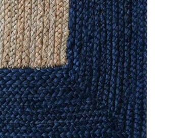 Navy Jute Rug - Etsy
