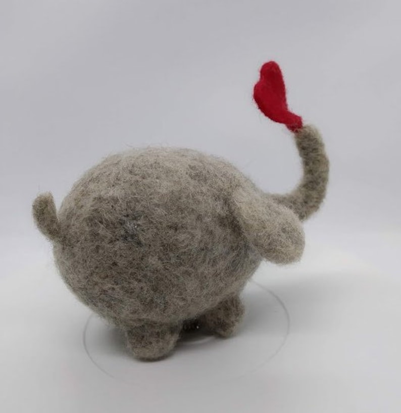 Mommy and Baby Elephant Needle Felted Animal - Etsy