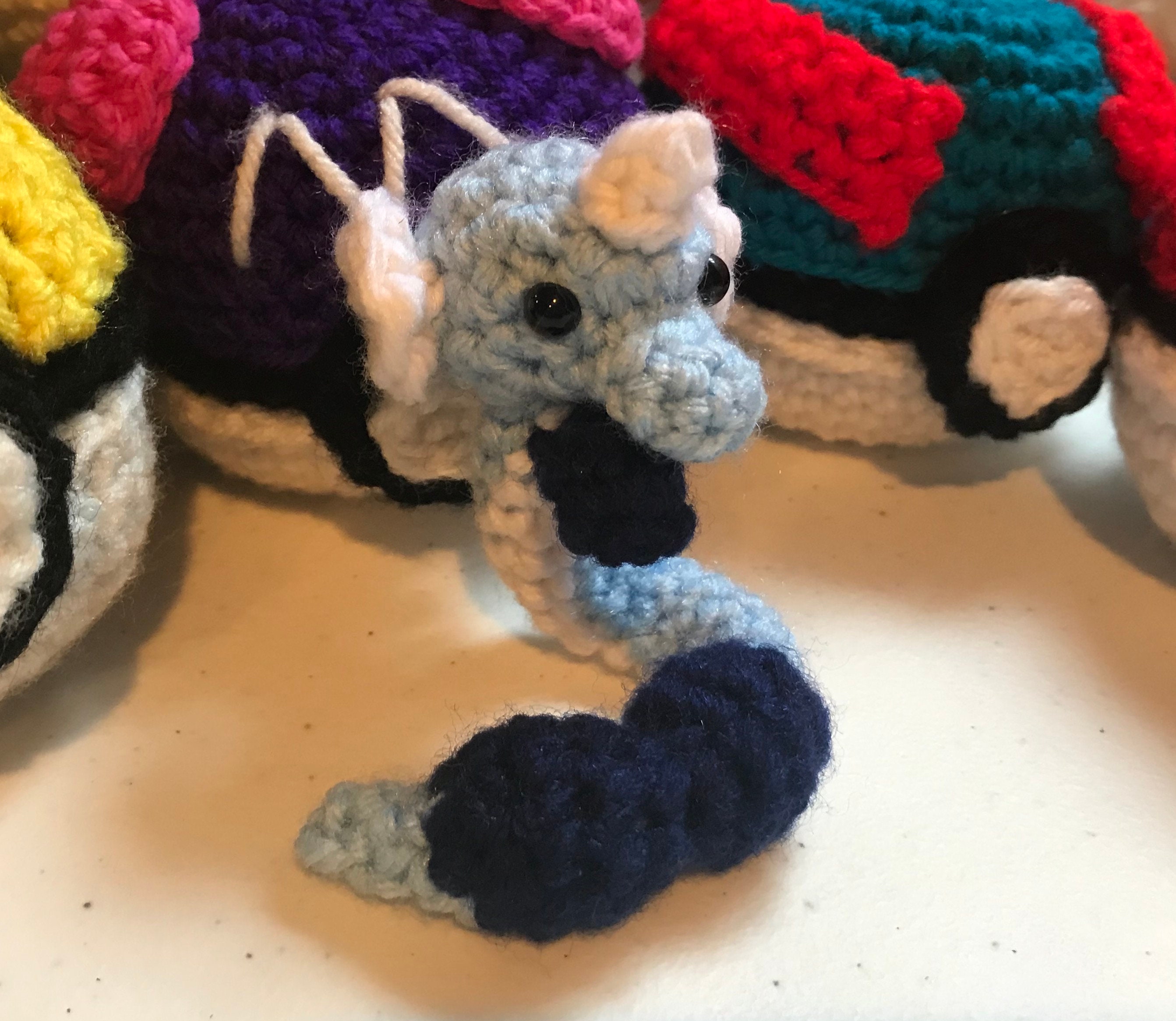 Mini Dragonair Crochet Pattern - Etsy