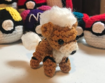 PDF PATTERN for Crochet Growlithe Amigurumi Doll Toy Plushie - Etsy
