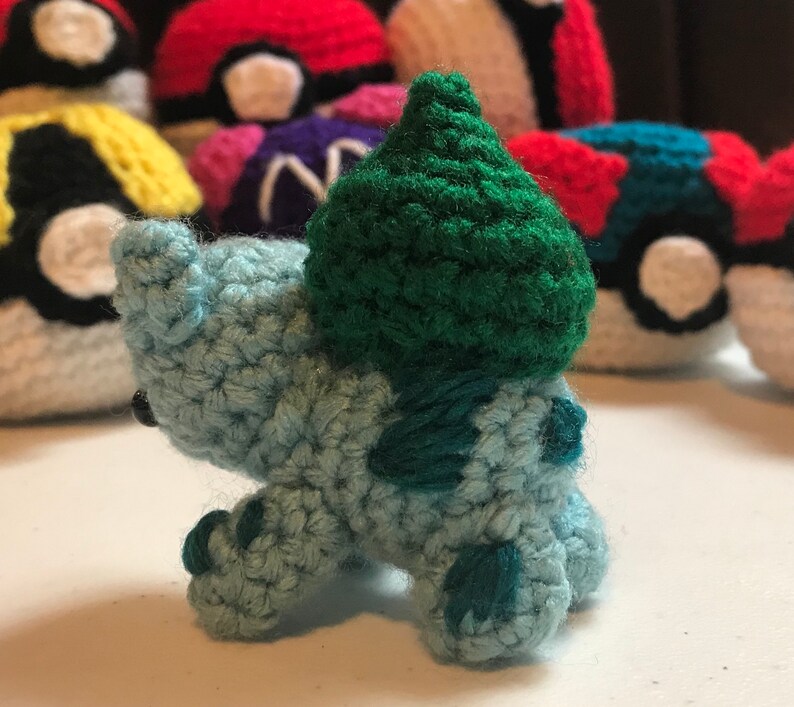 Mini Bulbasaur Crochet Pattern - Etsy