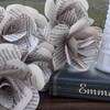 Dictionary Book Roses, Book Page Flowers, Teacher Gift, Literary Gift ...