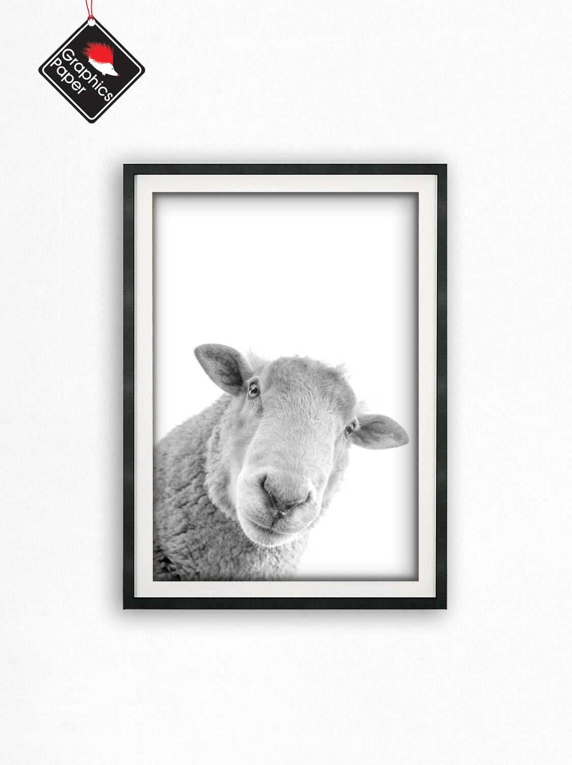 Sheep Wall Art 10 Formats Animal Poster Sheep Poster | Etsy