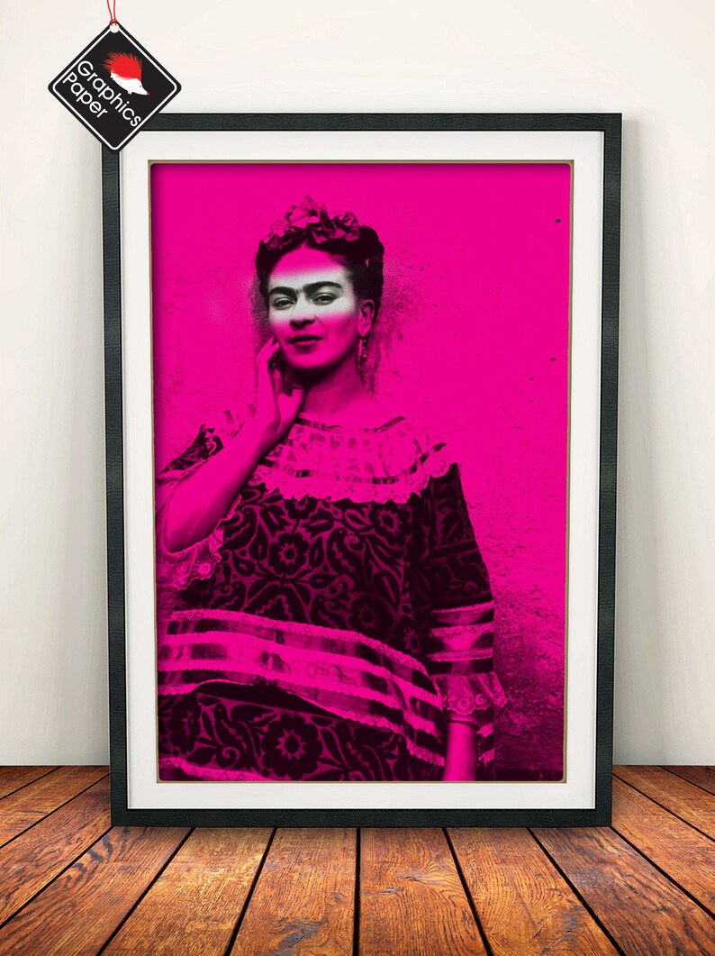 Frida Kahlo Art 10 Formats Frida Wall Art Wall Decor | Etsy