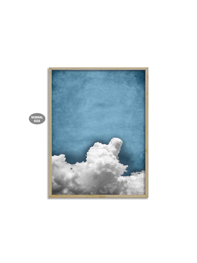Cloud Printable, 10 Formats, Cloud Wall Art, Wall Decor, Minimalist ...