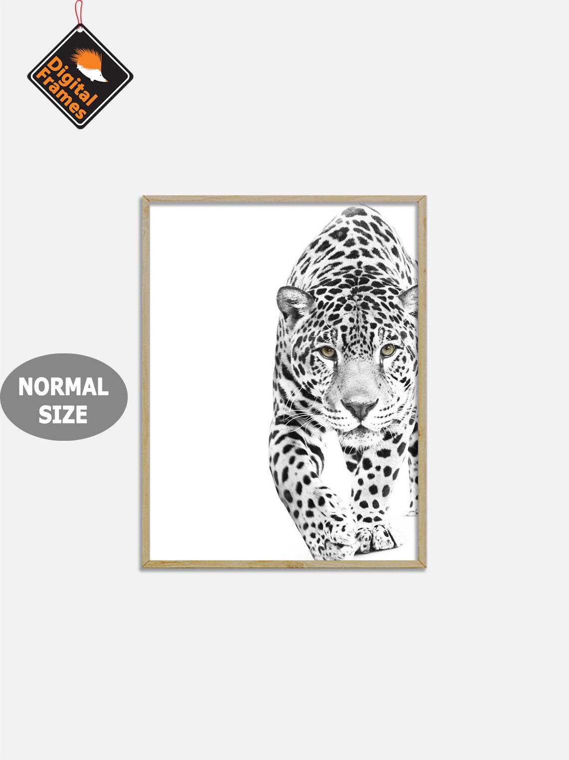 Leopard Poster Printable Animal Wall Art Digital Download | Etsy