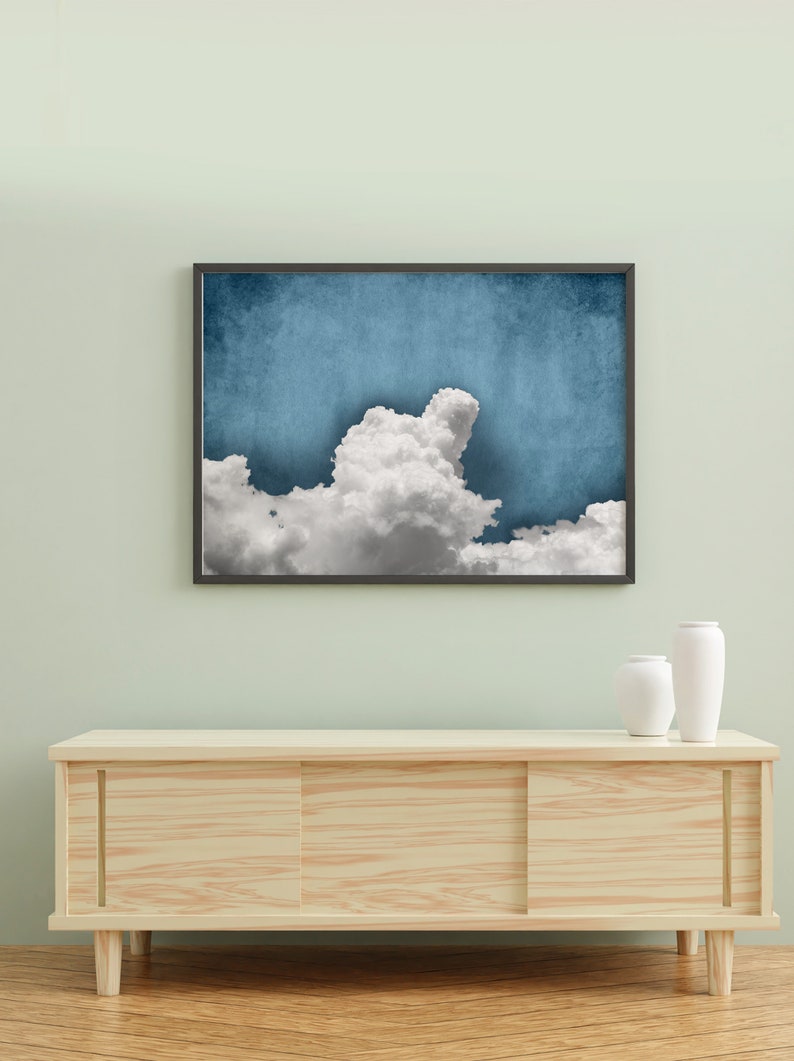 Cloud Printable, 10 Formats, Cloud Wall Art, Cloud Prints, Minimalist ...