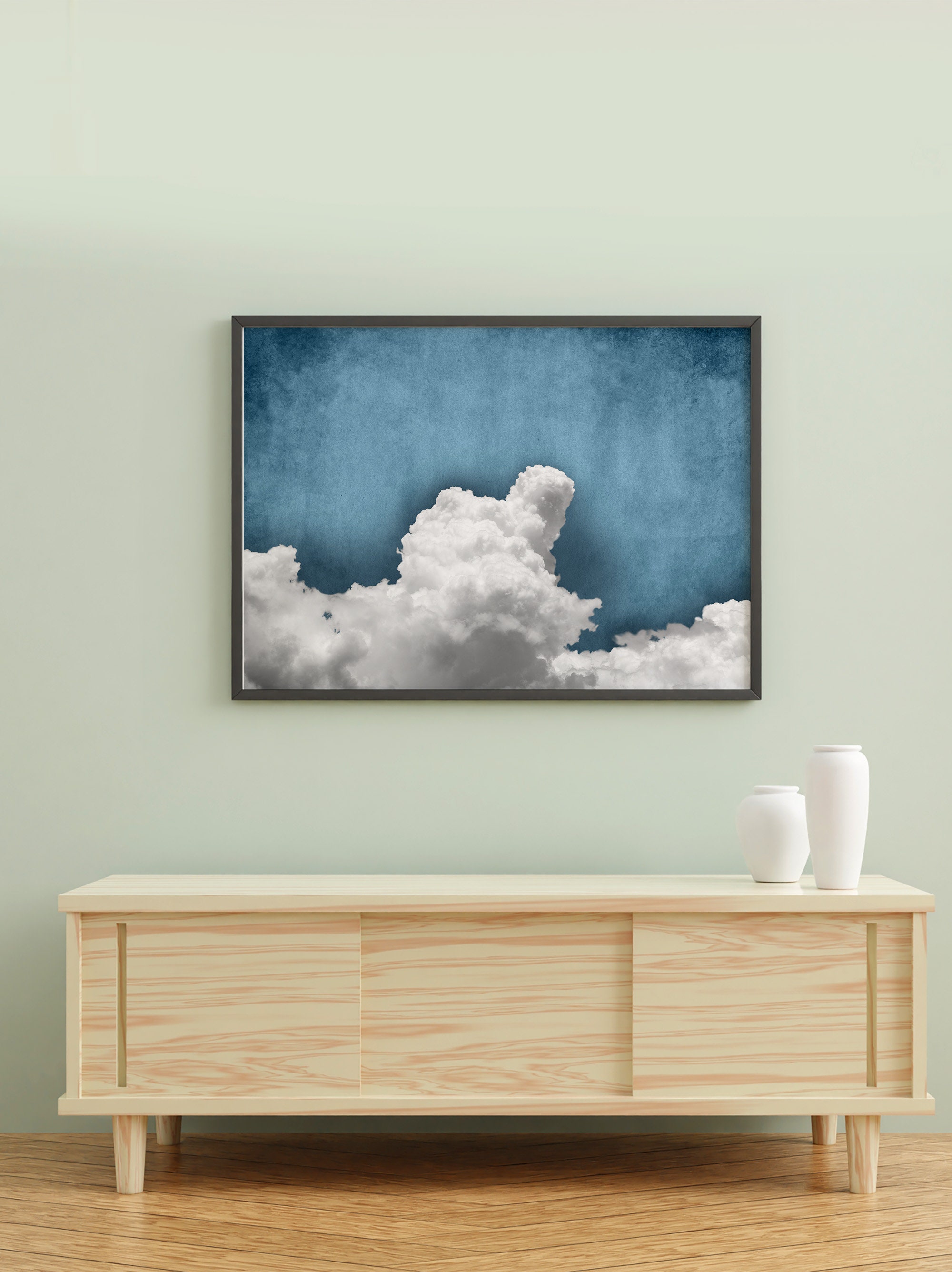 Cloud Printable, 10 Formats, Cloud Wall Art, Cloud Prints, Minimalist ...