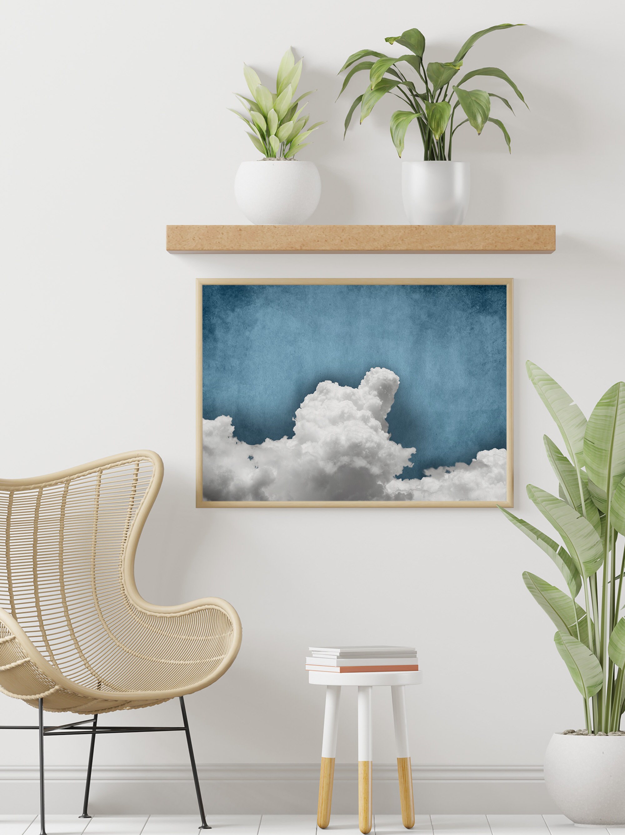 Cloud Printable, 10 Formats, Cloud Wall Art, Cloud Prints, Minimalist ...