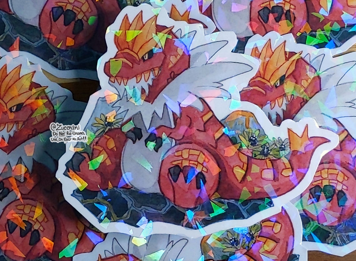 Mix and Match Sticker Set Garchomp Salamence Appletun - Etsy