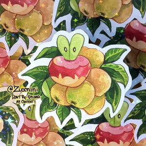 3 Sticker Set - Apple Dragons: Appletun - Hydrapple - Applin ...