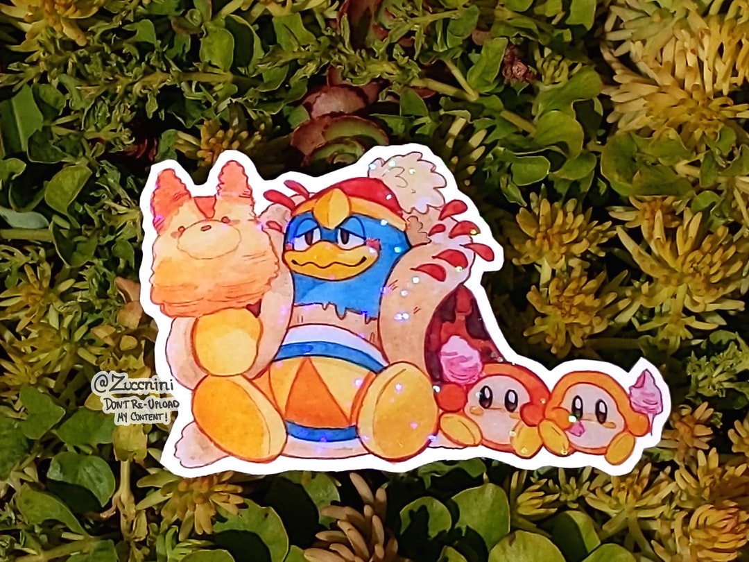 King Dedede and Waddle Dees Holographic 2.5 X 3.5in Sticker - Etsy