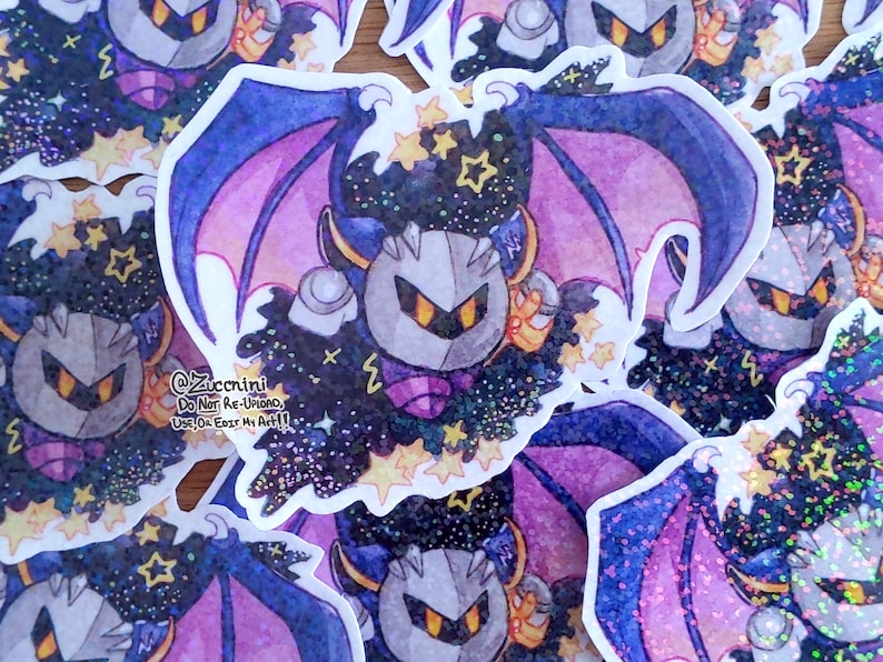 3 Sticker Set Meta Knight King Dedede and Kirby Sleep - Etsy