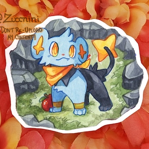PMD Starters Riolu and Shinx Holographic 2.5 X 3.2in - Etsy