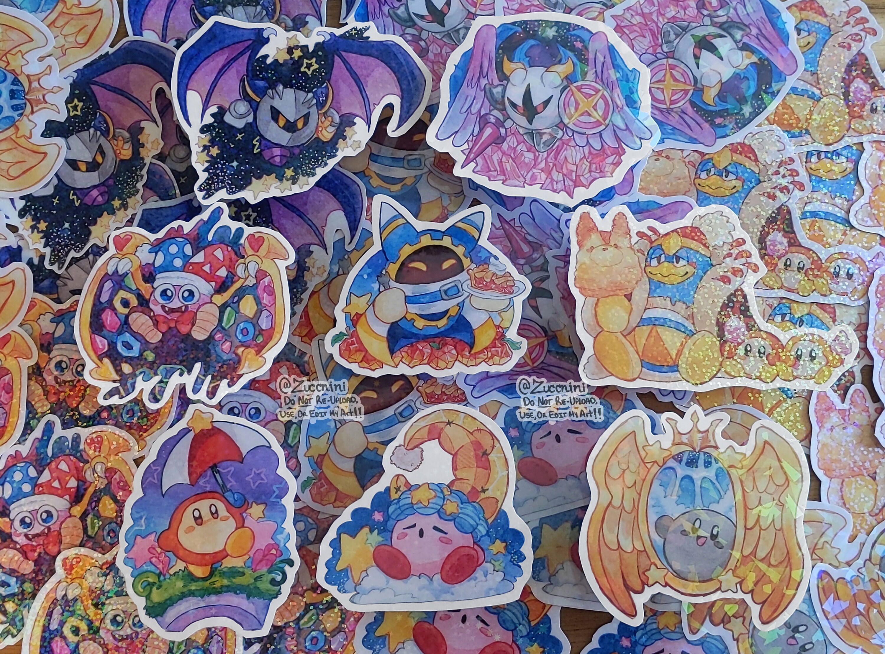 Mix and Match Sticker Set Kirby Meta Knight King Dedede - Etsy