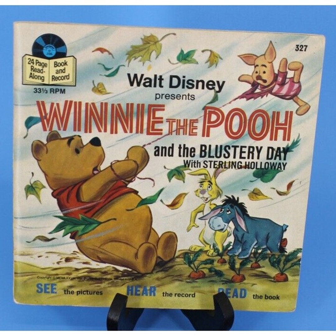 Winnie the Pooh and the Blustery Day 1978 Book Only 24 Pages - Etsy