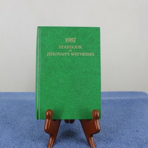 1987 Yearbook of Jehovah's Witnesses - Etsy