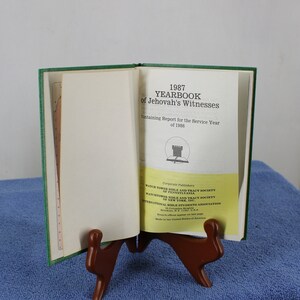 1987 Yearbook of Jehovah's Witnesses - Etsy