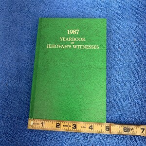 1987 Yearbook of Jehovah's Witnesses - Etsy