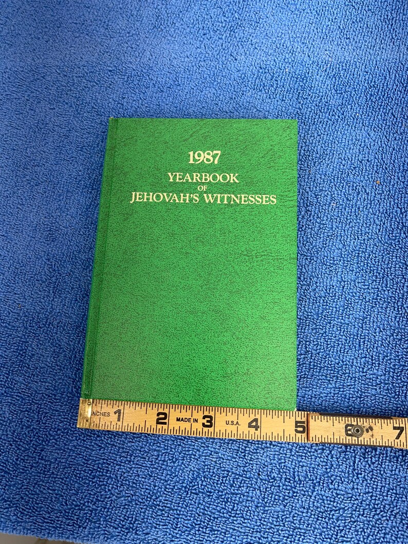 1987 Yearbook of Jehovah's Witnesses | Etsy