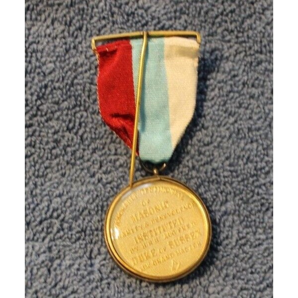English Freemasonry Regalia Medal Masonic Benevovlent Institution 3 3/4 ...