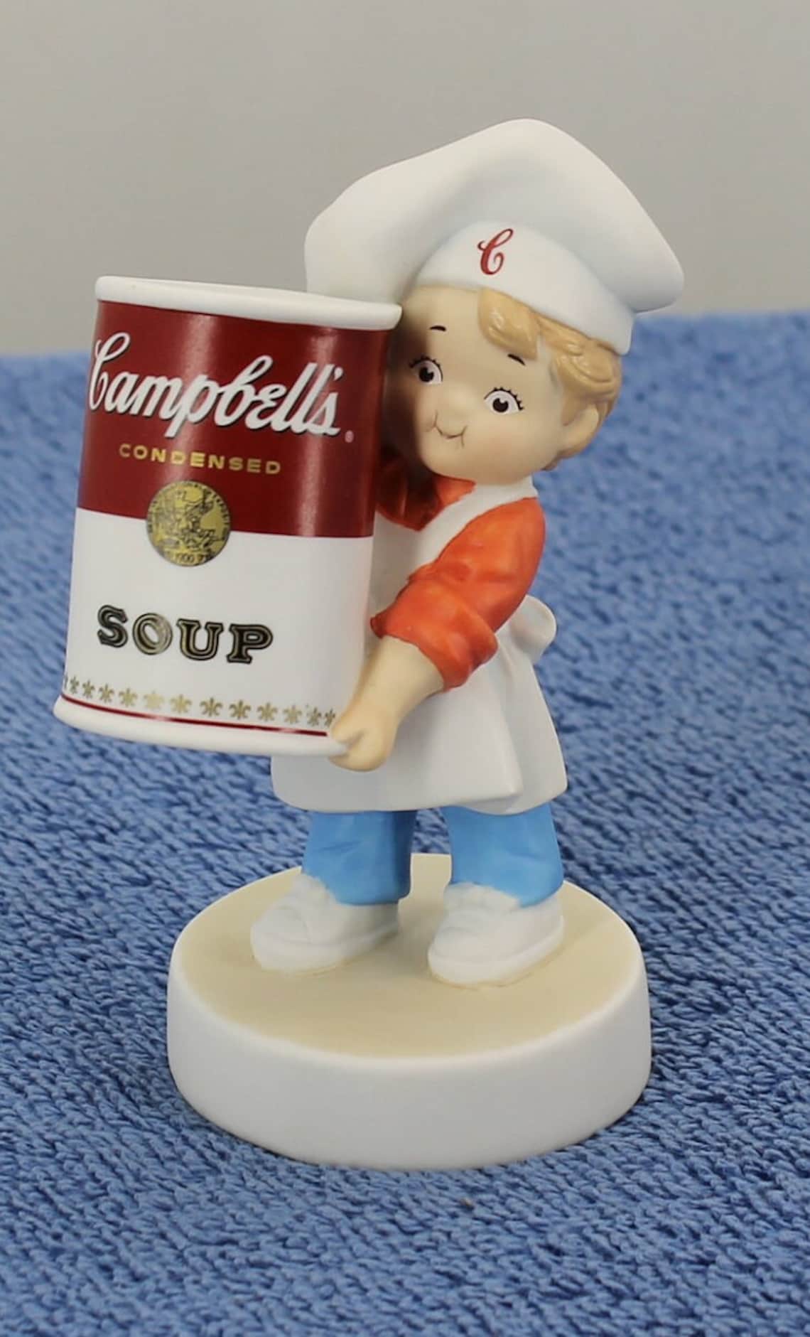 Campbell's Soup Boy Chef Ceramic Holding Soup Can 2003 - Etsy