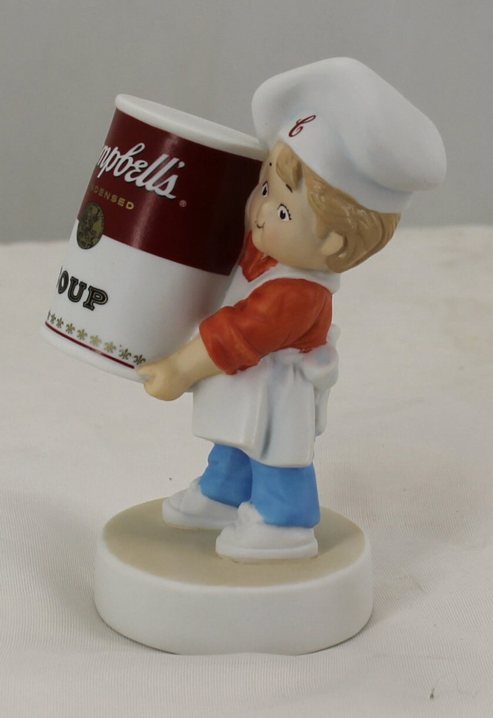 Campbell's Soup Boy Chef Ceramic Holding Soup Can 2003 - Etsy