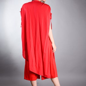 Linen Set, Red Linen Top, Red Linen Pants, Plus Size Linen, Linen ...