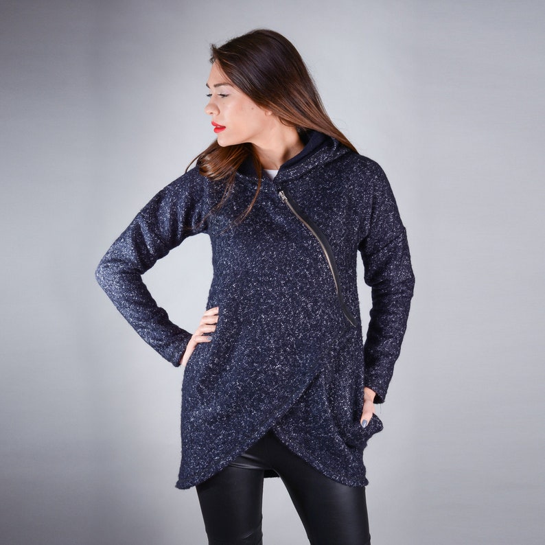 Asymmetrical Jacket Oversized Jacket Asymmetrical Coat Wool - Etsy