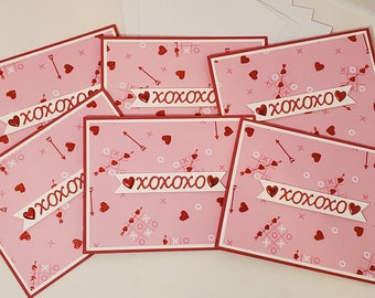 PRINTABLE Hugs and Kisses XO Tic Tac Toe Valentine's Day Treat Card ...