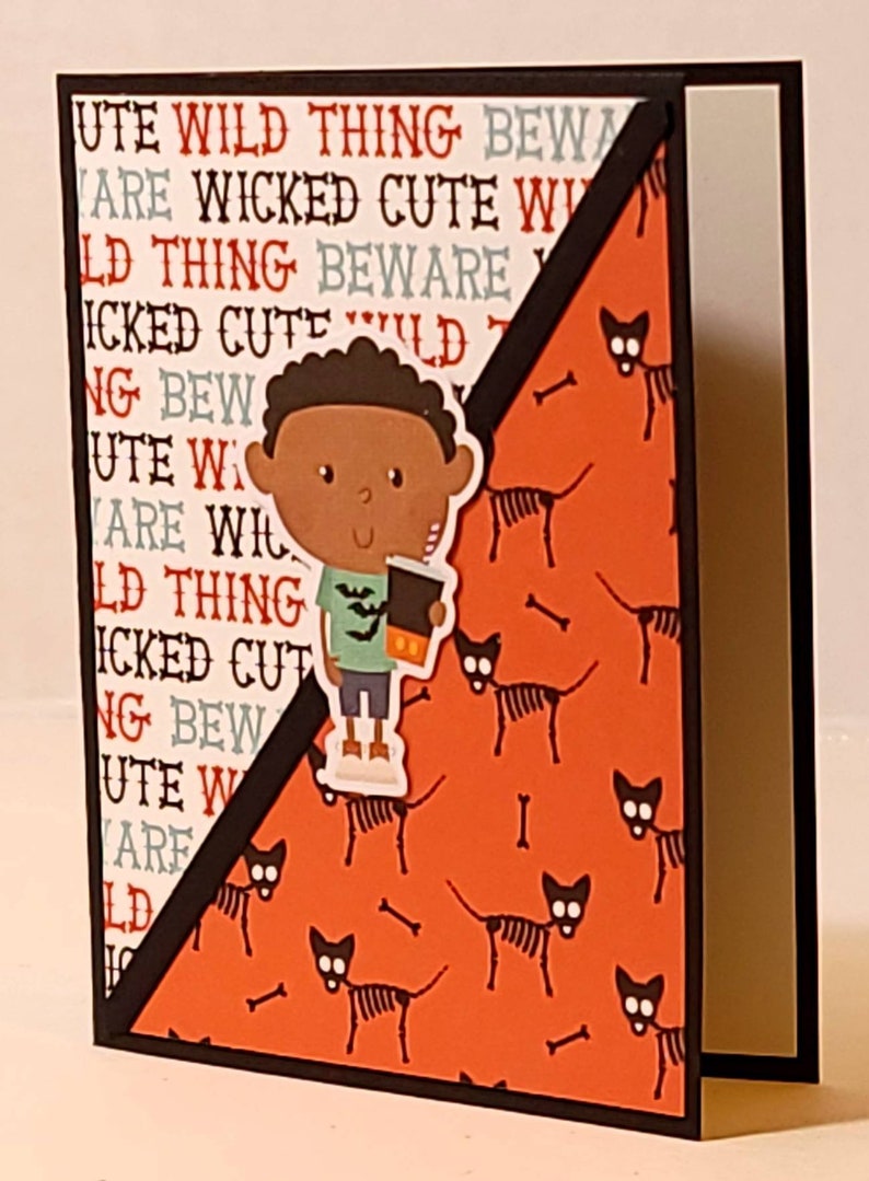 Handmade Halloween Cards - Kids Costume, Thank You Notes, Set of 6 - Etsy