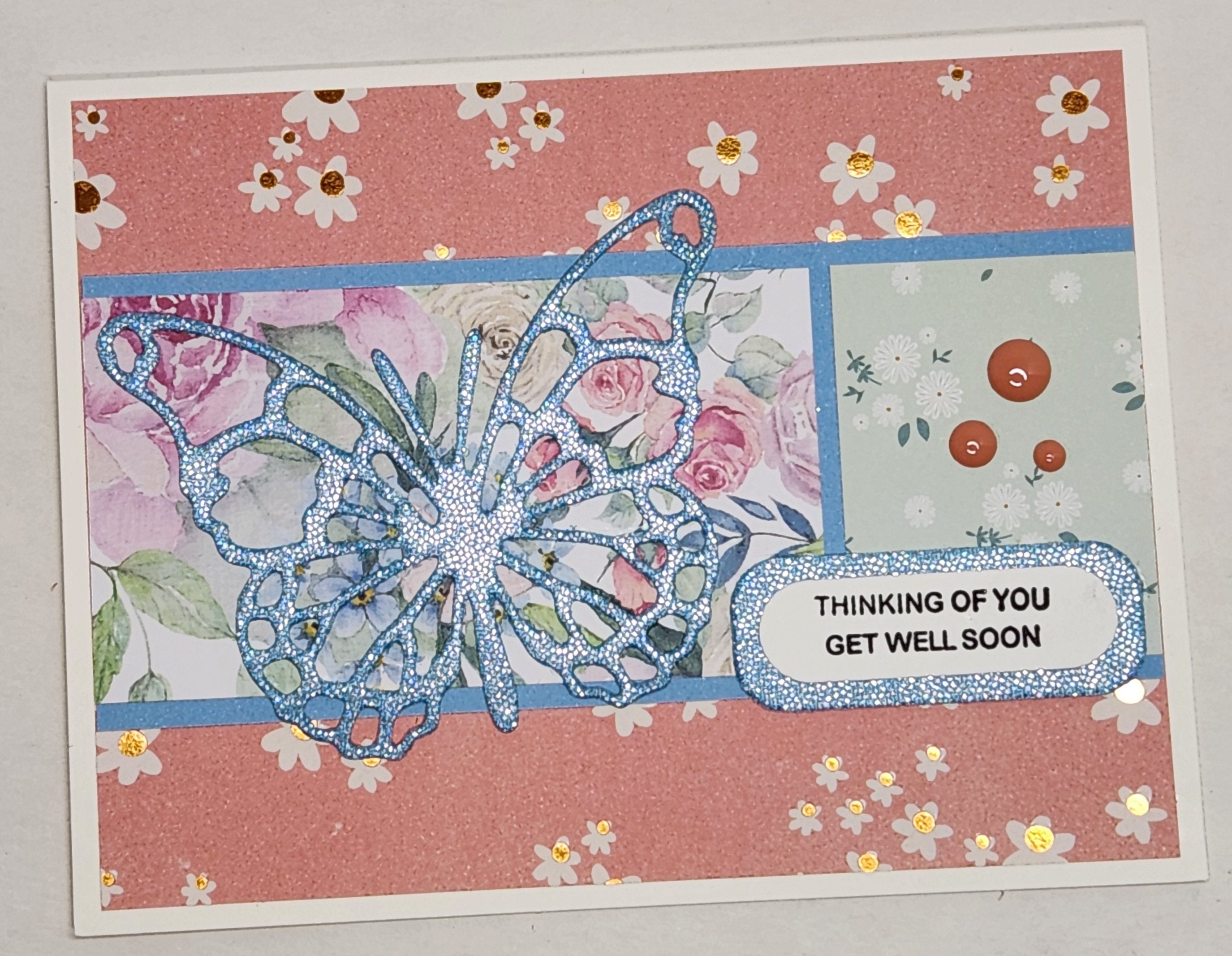 Handmade Get Well Cards, Set of 3, Thinking of You, Get Well Soon ...