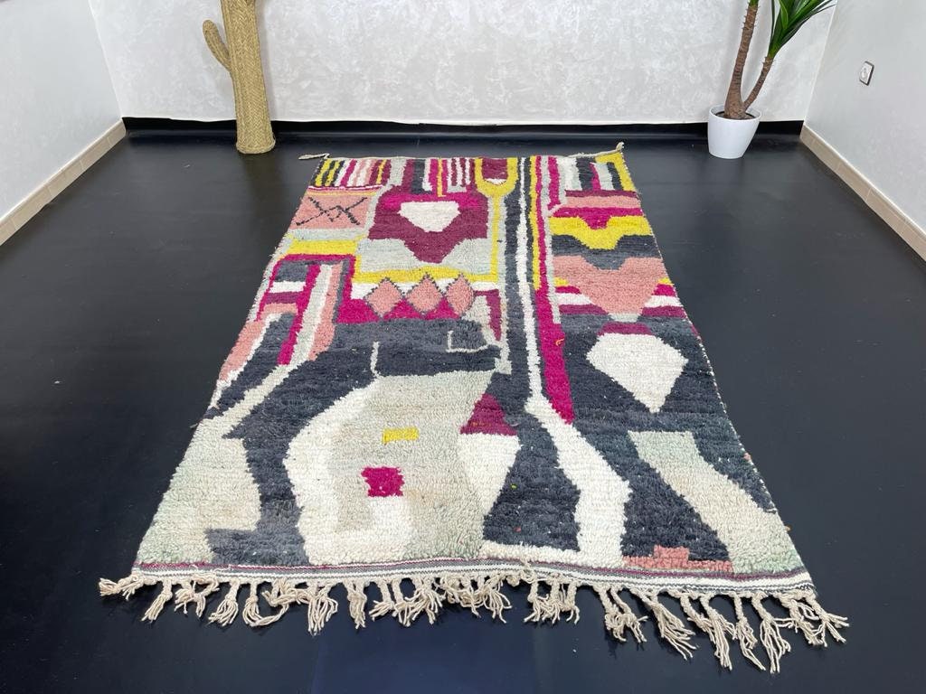 Bohemian rug handmade rug berber carpet vintage moroccan | Etsy